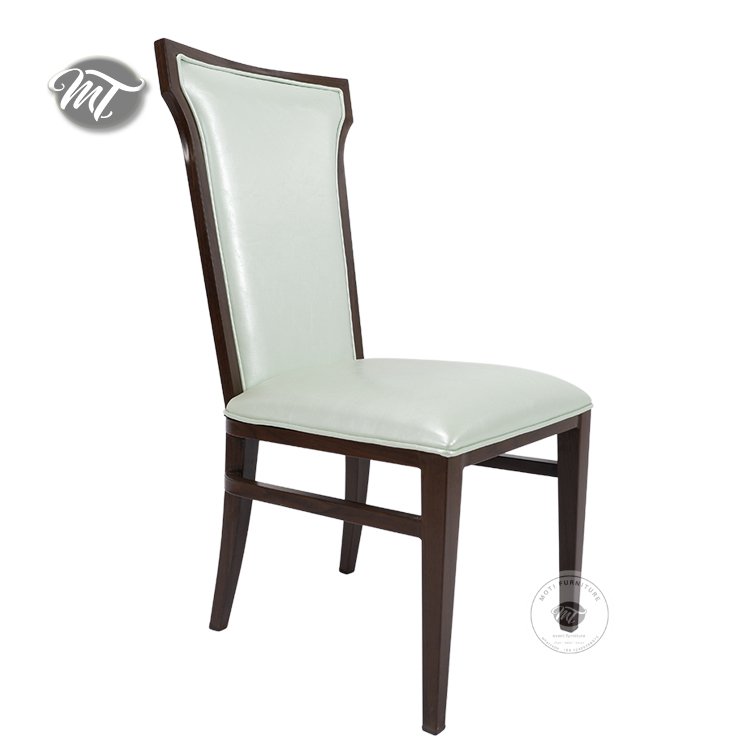Resturant Chair with Woodgrain Tubular - moti furniture