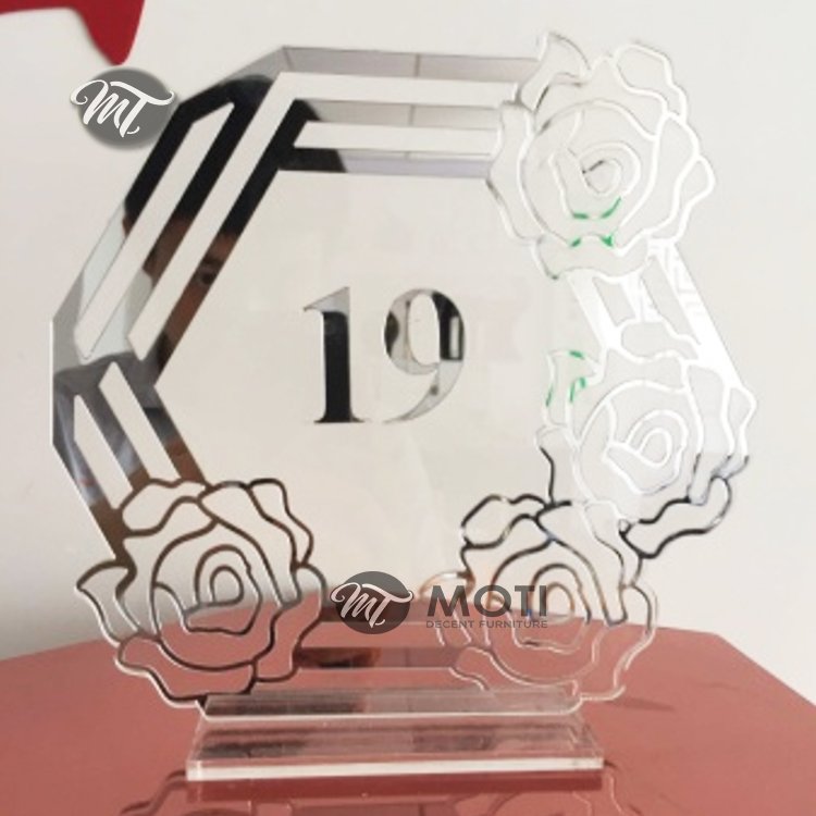 Numbers for Tables at Wedding - moti furniture